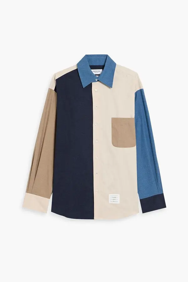 Thom Browne Colorblock Cottontwill Shirt