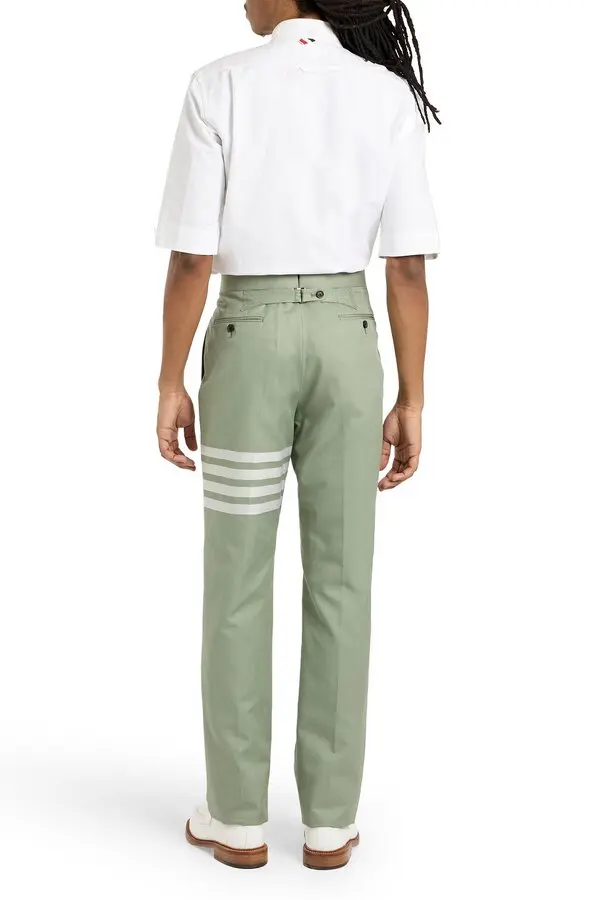 Thom Browne Striped Cotton-twill Trousers
