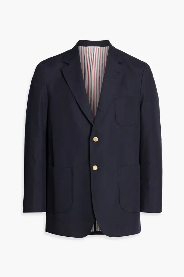 Thom Browne Grain De Poudre Wool Blazer