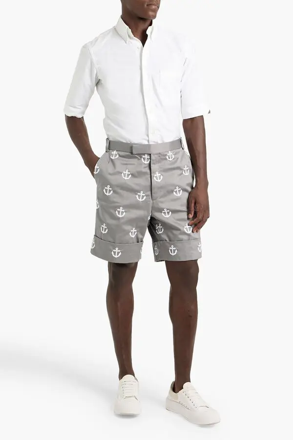 Thom Browne Cotton-twill Shorts