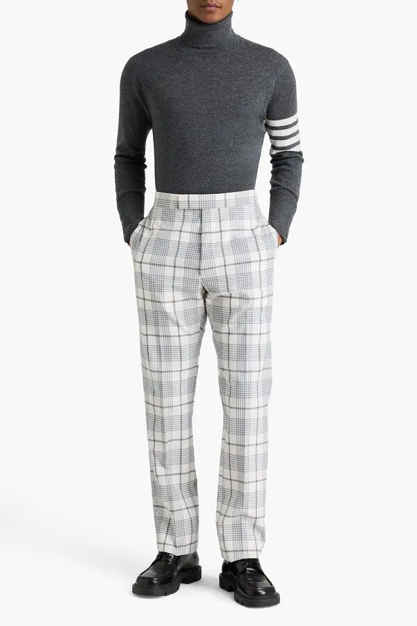 Thom Browne Checked Wool Pants