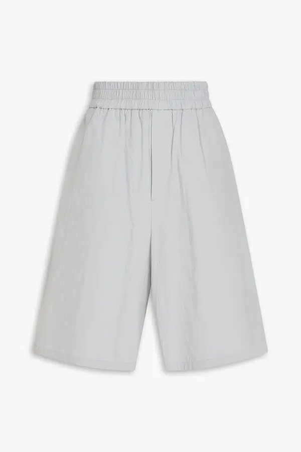 JIL SANDER Crinkled Cotton Shorts