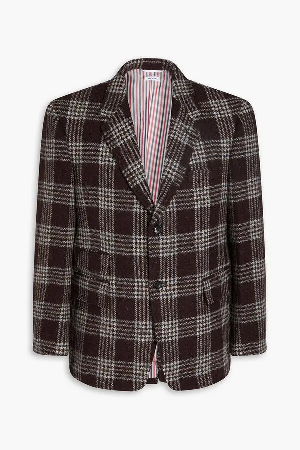 Thom Browne Checked Wooltweed Blazer