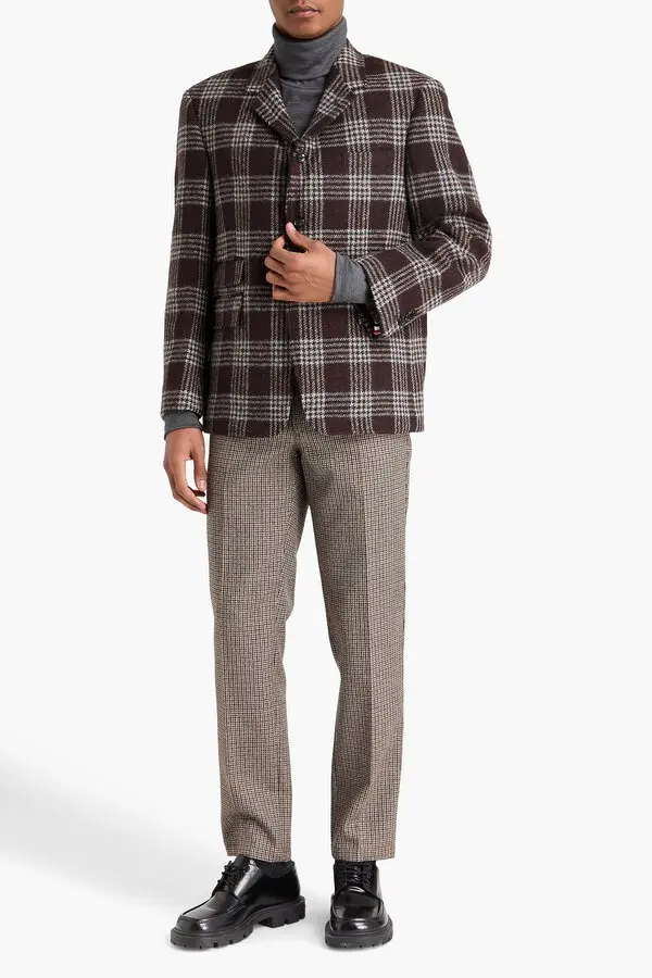 Thom Browne Checked Wooltweed Blazer