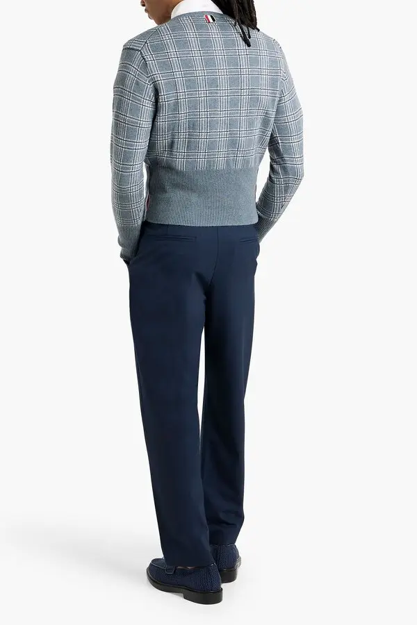 Thom Browne Checked Cashmere Cardigan