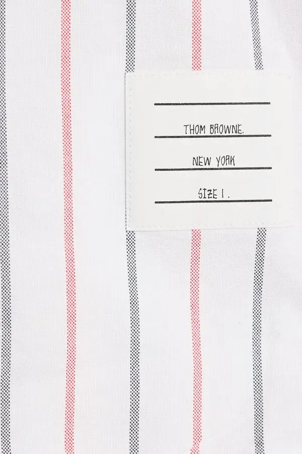 Thom Browne Printed Cotton Oxford Shirt