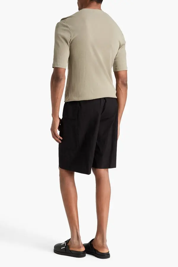 JIL SANDER Cotton-poplin Cargo Shorts