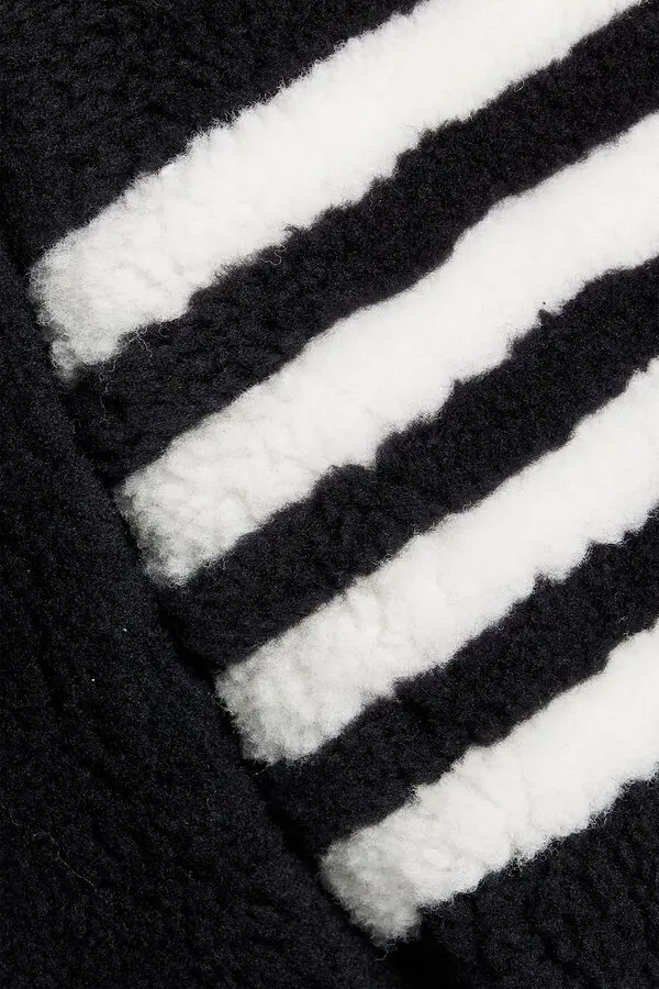 Thom Browne Striped Shearling Jacket