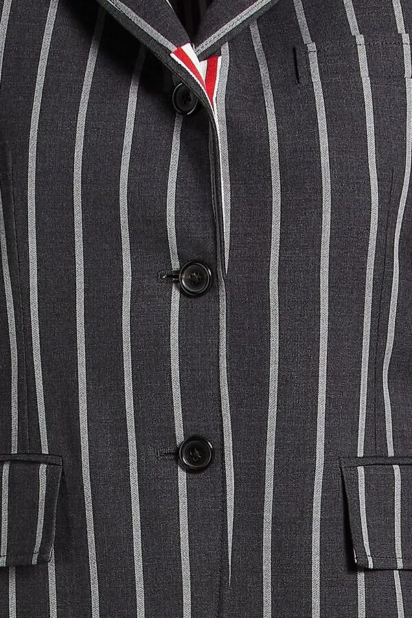 Thom Browne Striped Wool Blazer