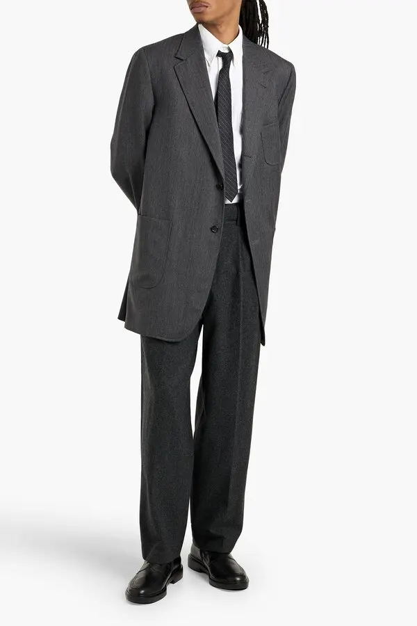 Thom Browne Herringbone Wool Blazer