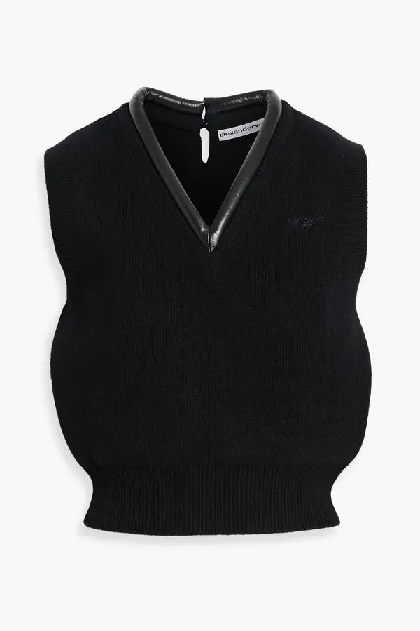 Alexander Wang Wool-cashmere Blend Vest