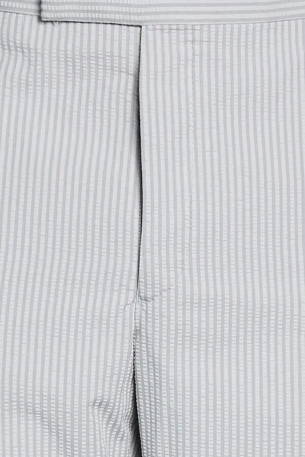 Thom Browne Striped Cotton-seersucker Suit Trousers