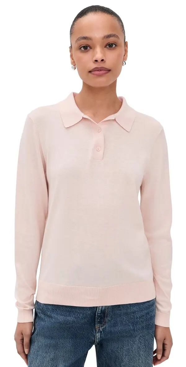 Enza Costa Silk Knit Polo