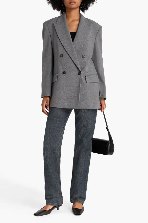 Brunello Cucinelli Double-breasted Wool Blazer