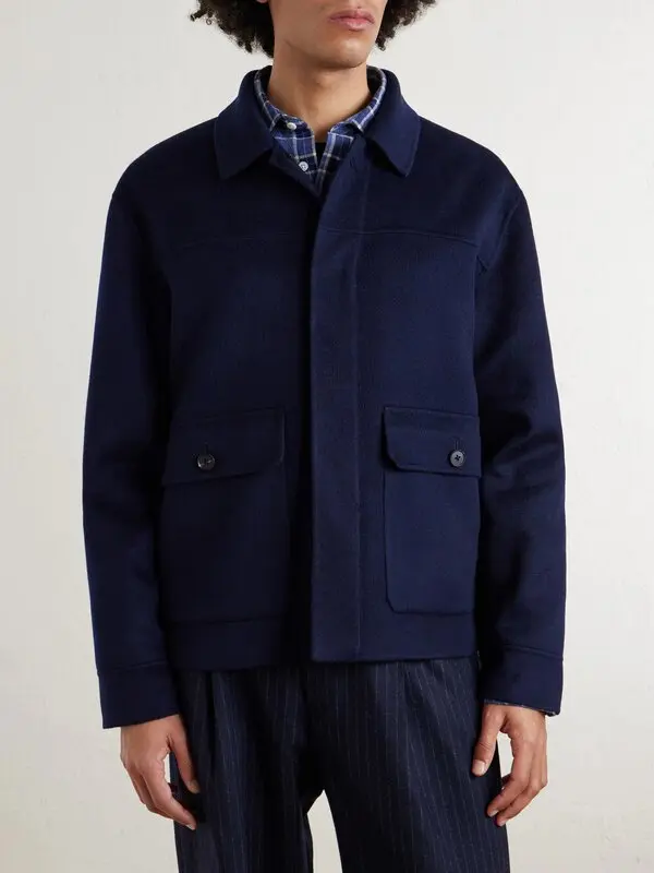 Mr P. Double-faced Cashmere Chore Jacket