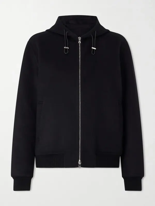 Mr P. Double-faced Wool And Cashmere-blend Hooded Jacket