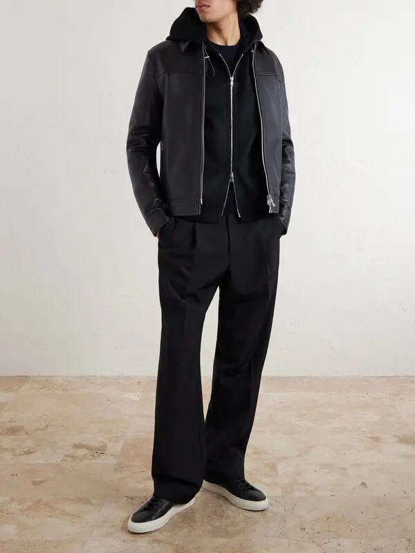 Mr P. Double-faced Wool And Cashmere-blend Hooded Jacket