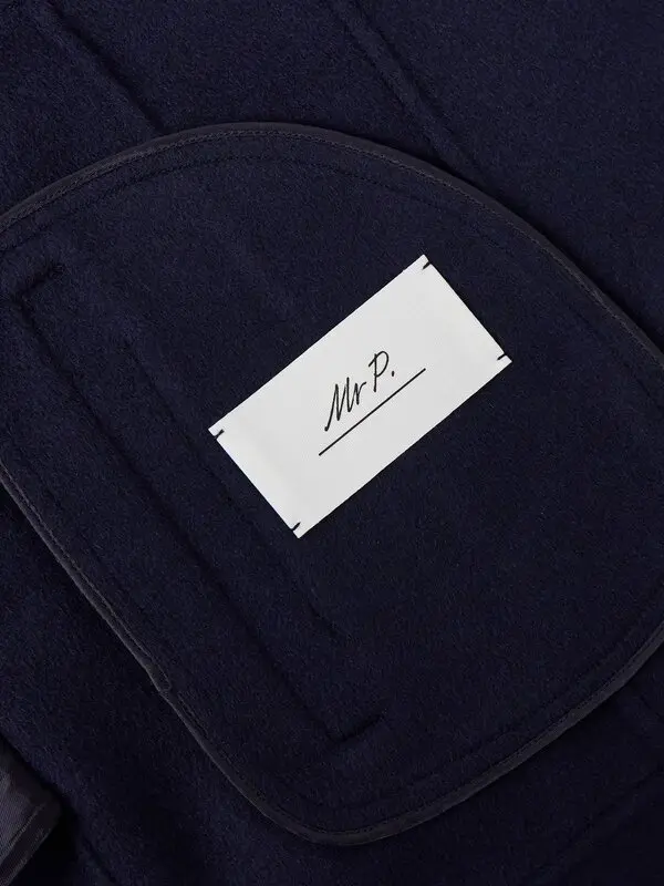 Mr P. Double-faced Wool And Cashmere-blend Trucker Jacket