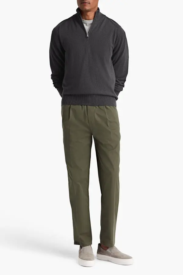 Orlebar Brown Lennard Cashmere Half-zip Sweater