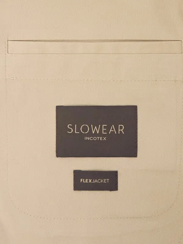 SLOWEAR Cotton-blend Suit Jacket - Neutrals
