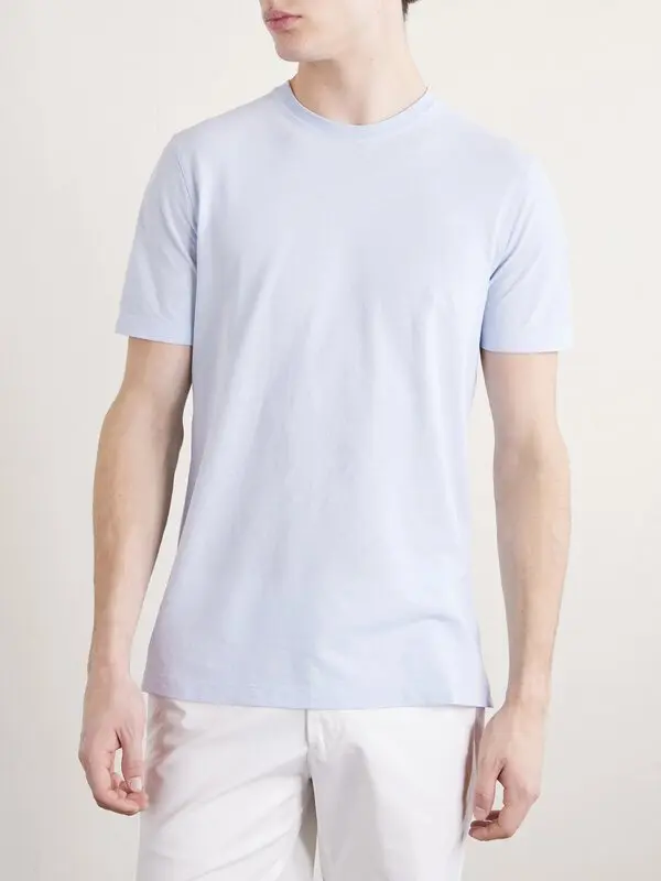 SLOWEAR Slim-fit Cotton-jersey T-shirt