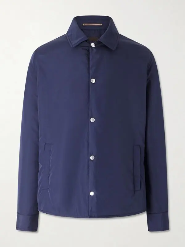 SLOWEAR Padded Shell Overshirt - Blue