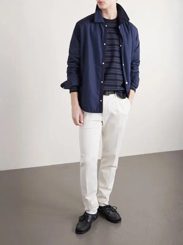 SLOWEAR Padded Shell Overshirt - Blue
