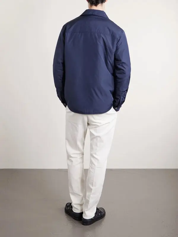 SLOWEAR Padded Shell Overshirt - Blue
