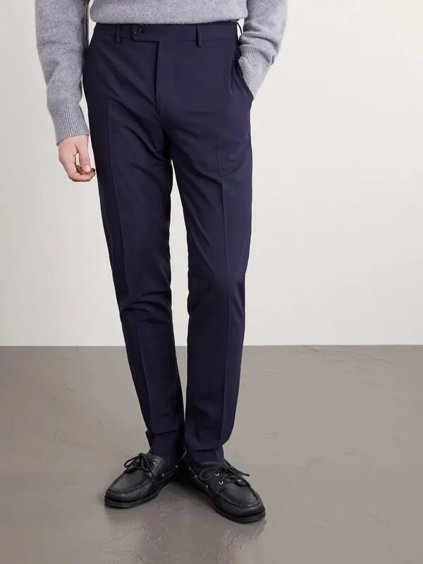 SLOWEAR Tapered Virgin Wool-blend Suit Trousers
