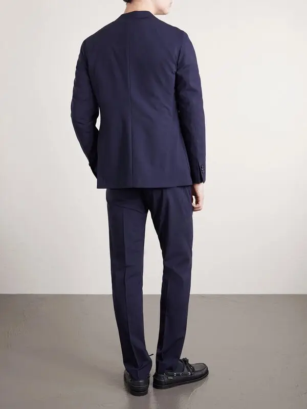 SLOWEAR Tapered Virgin Wool-blend Suit Trousers