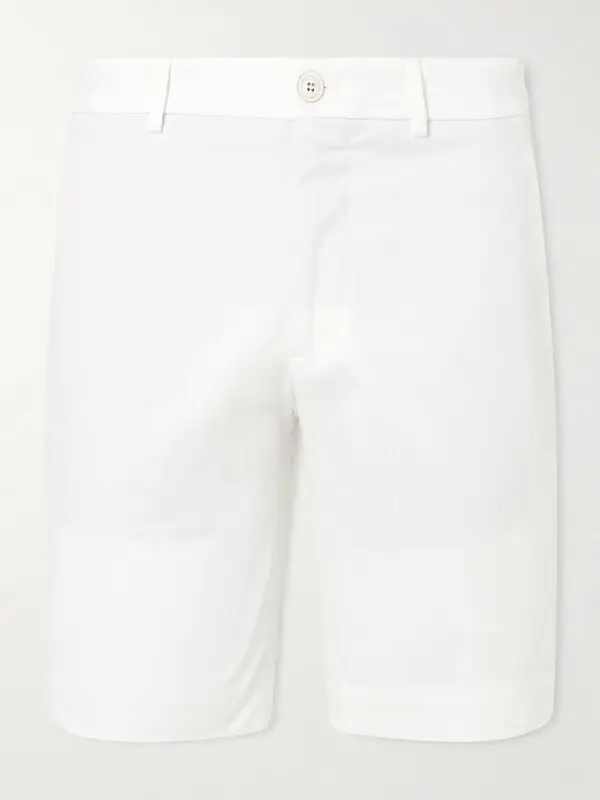 SLOWEAR Slim-fit Cotton-blend Gabardine Chino Shorts
