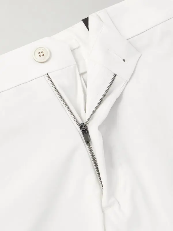 SLOWEAR Slim-fit Cotton-blend Gabardine Chino Shorts
