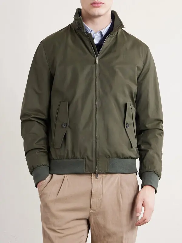 SLOWEAR Cotton-blend Bomber Jacket