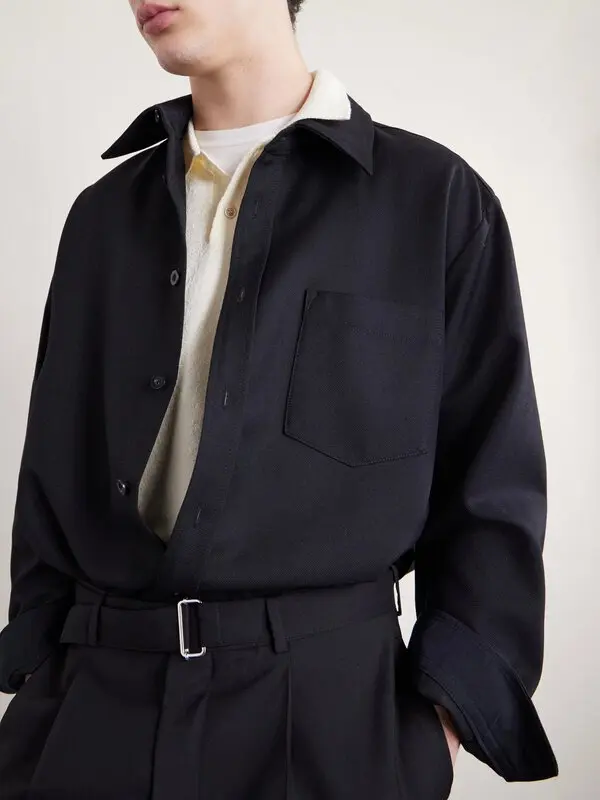 SLOWEAR Slim-fit Cotton-blend Terry Polo Shirt - Neutrals