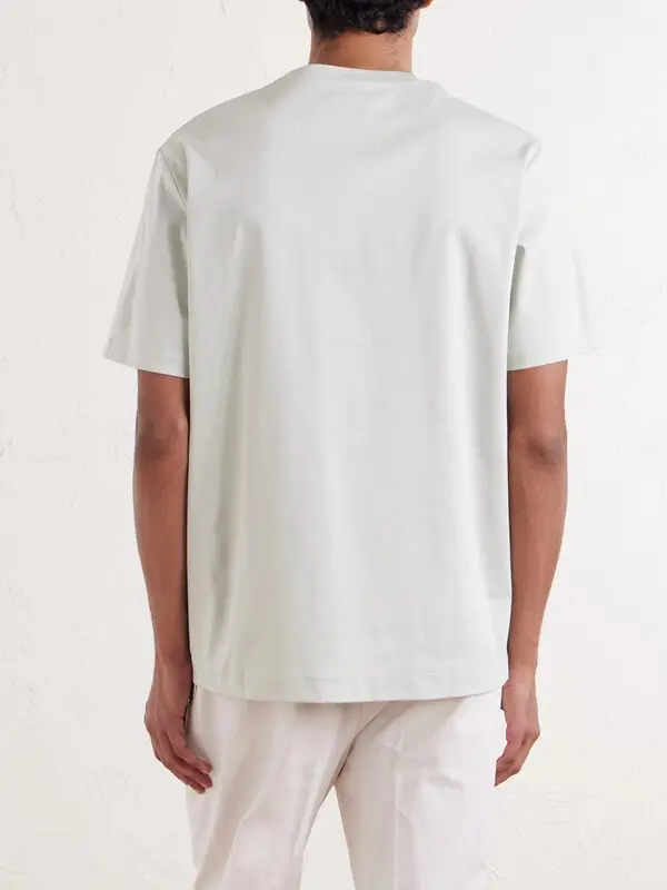 Mr P. Organic Cotton-jersey T-shirt - Green