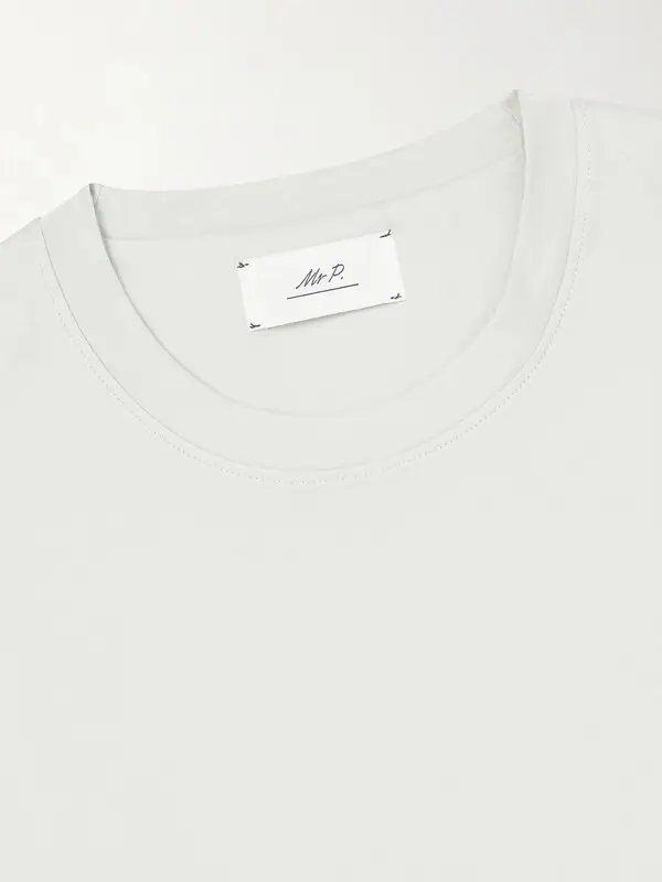 Mr P. Organic Cotton-jersey T-shirt - Green