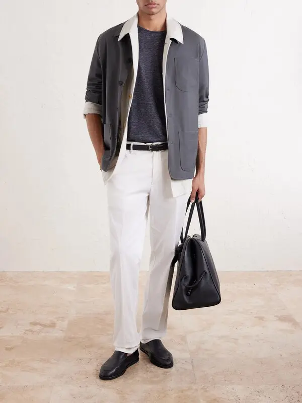 Altea Constantin Virgin Wool Overshirt - Gray