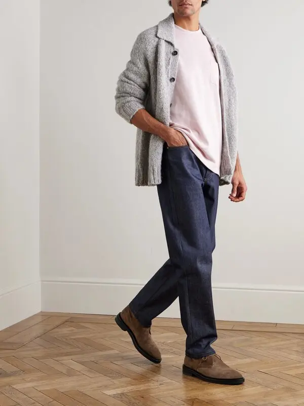 Mr P. Linen And Organic Cotton-blend T-shirt - Pink