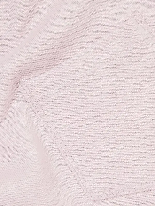 Mr P. Linen And Organic Cotton-blend T-shirt - Pink