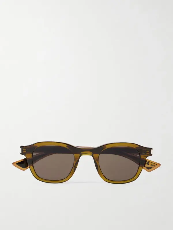 Saint Laurent Round-frame Sunglasses - Green