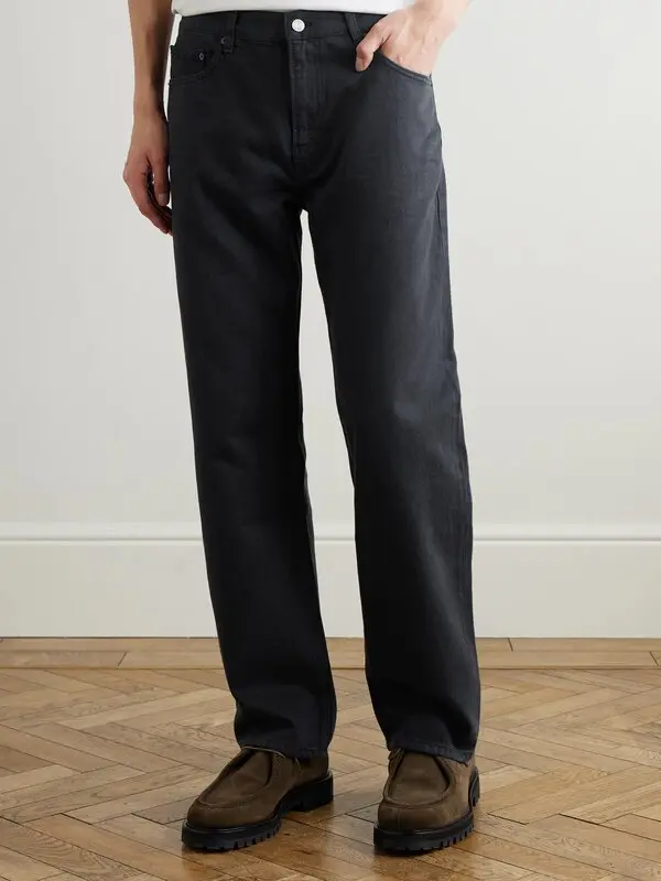 FRAME Relaxed Straight-leg Jeans - Blue