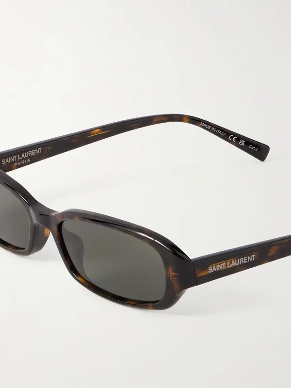 Saint Laurent Panthos Oval-frame Sunglasses