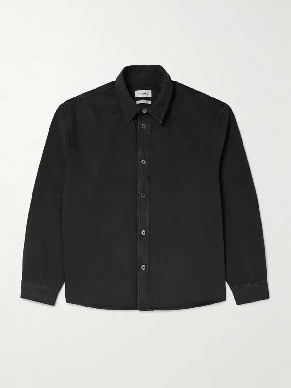 FRAME Denim Overshirt - Black