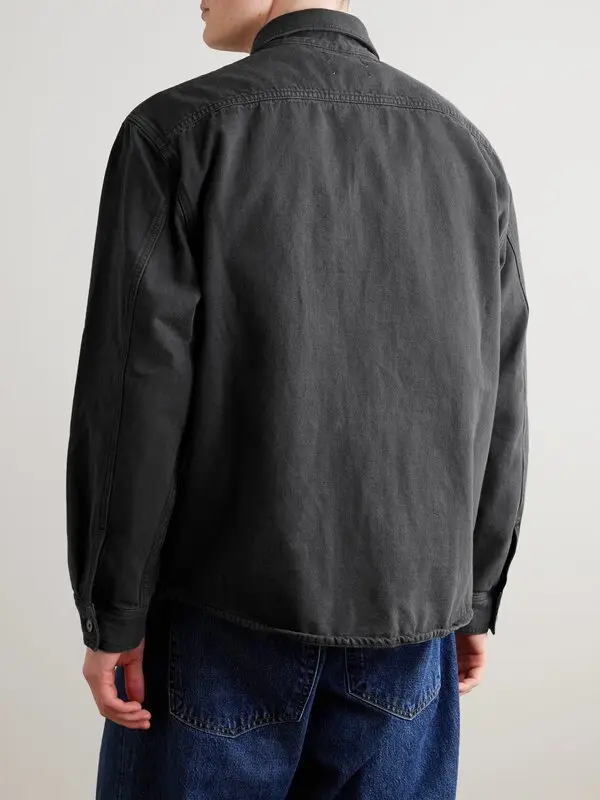 FRAME Denim Overshirt - Black