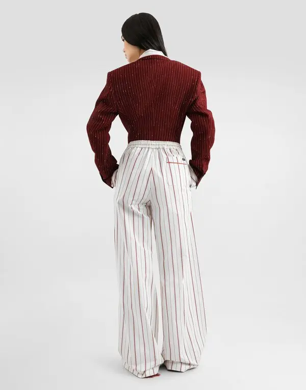 Dolce & Gabbana Striped Poplin Trousers