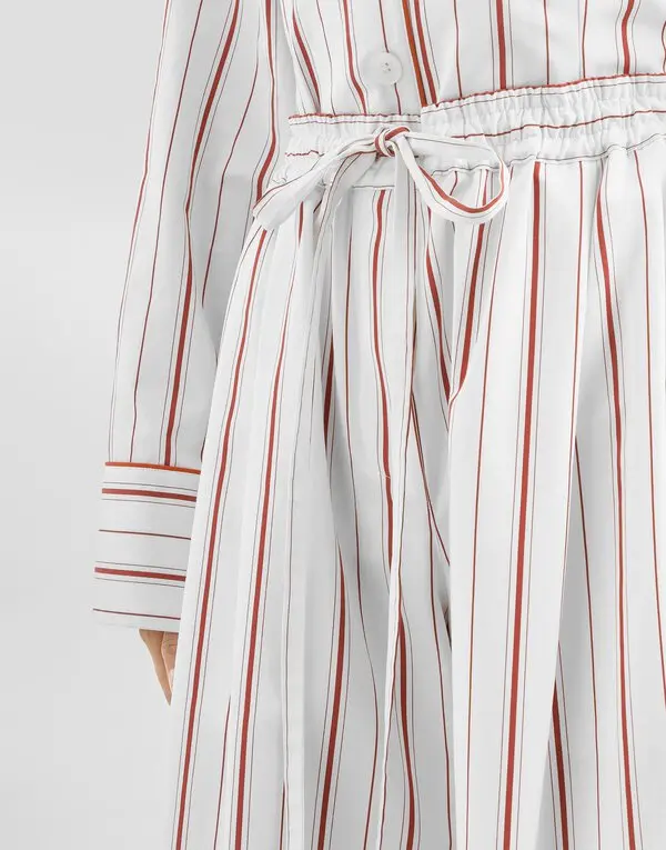 Dolce & Gabbana Striped Poplin Trousers