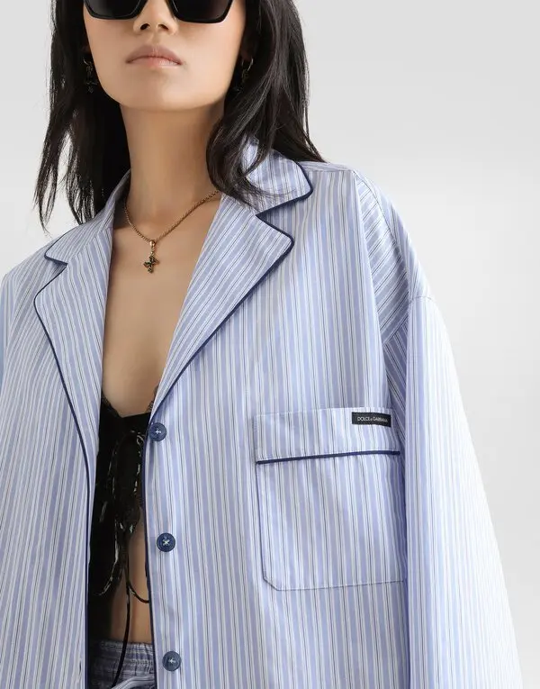 Dolce & Gabbana Striped Fabric Shirt