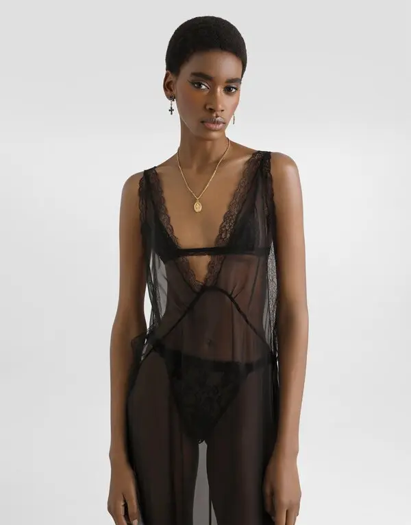 Dolce & Gabbana Long Chiffon Dress