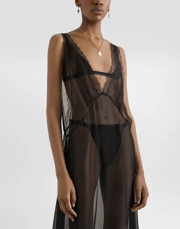 Dolce & Gabbana Long Chiffon Dress