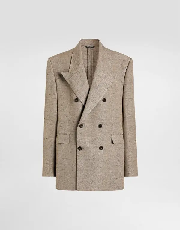 Dolce & Gabbana Double-breasted Sicilia Tweed Jacket